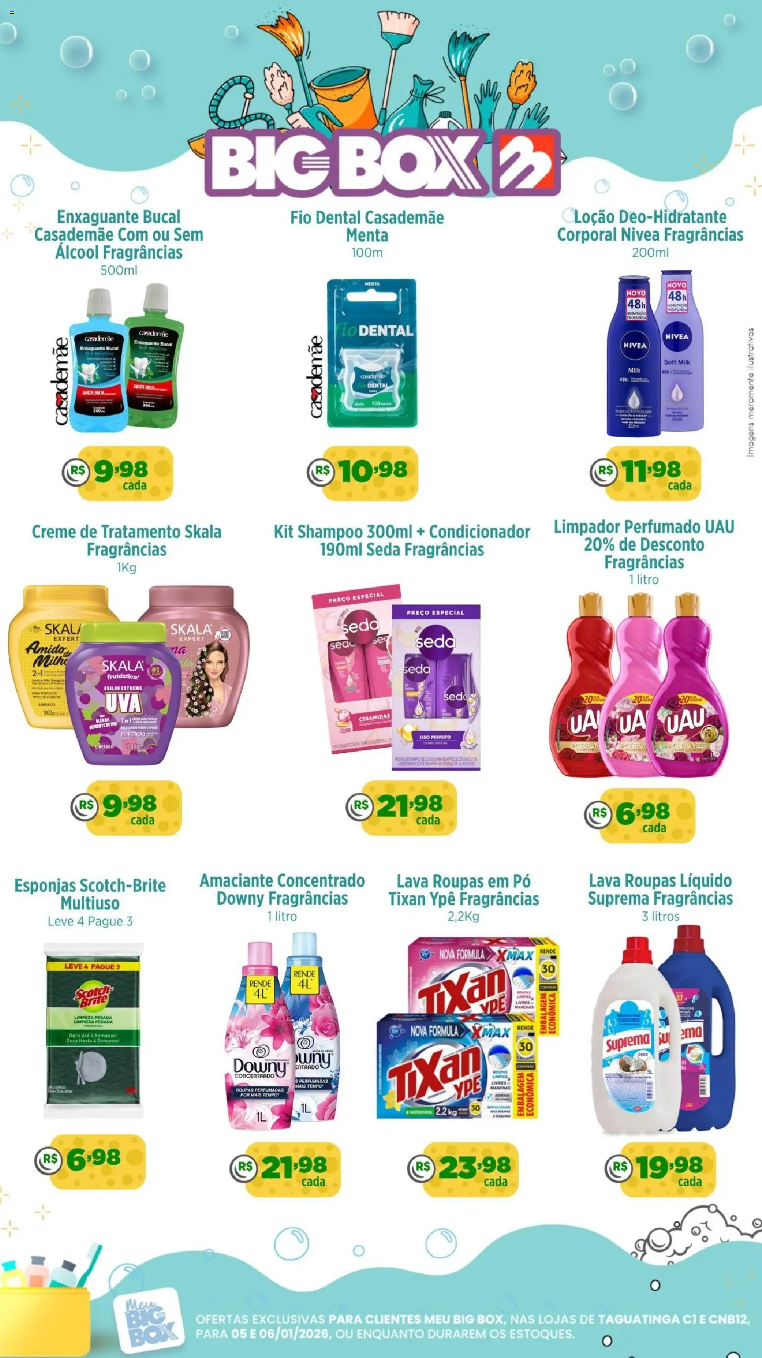 Ofertas de Big Box Ofertas Higiene e Limpeza (de 05/01/2026 ...